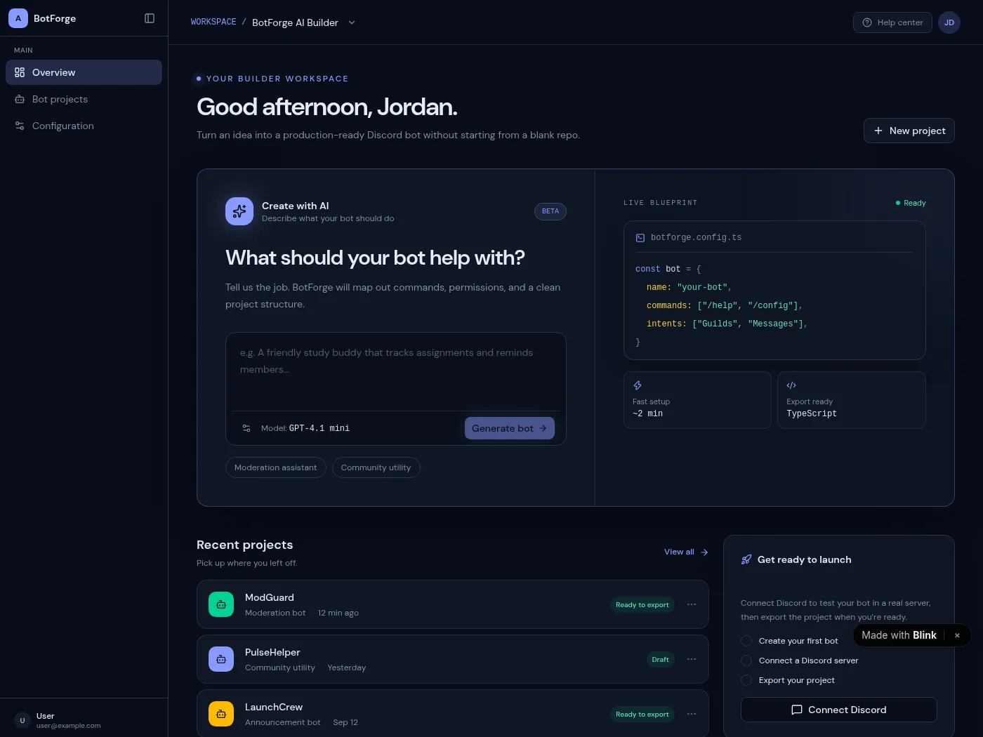 BotForge AI Builder