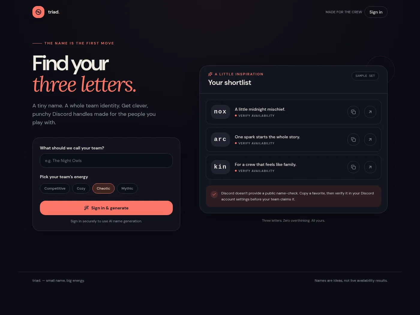 Discord AI Handle Finder