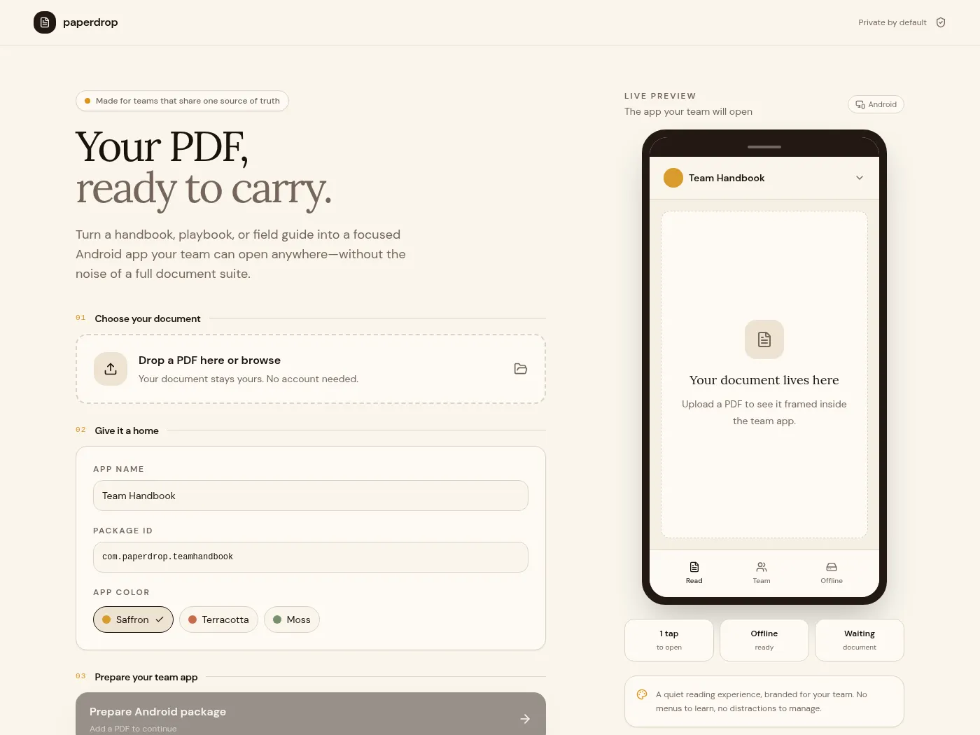 PDF to APK Installs
