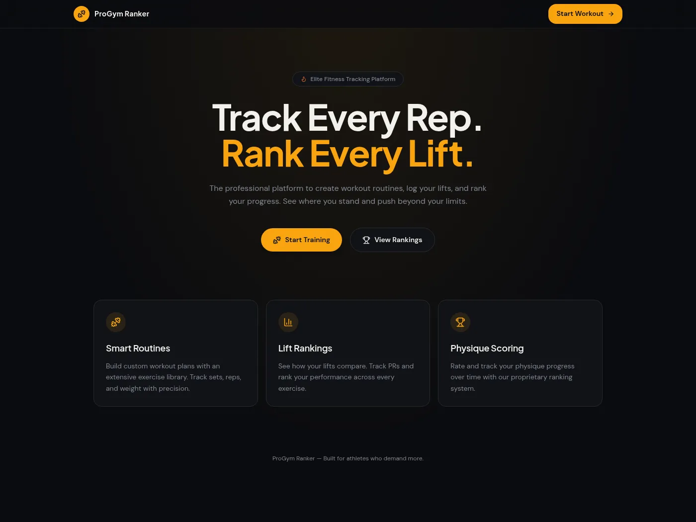 ProGym Ranker