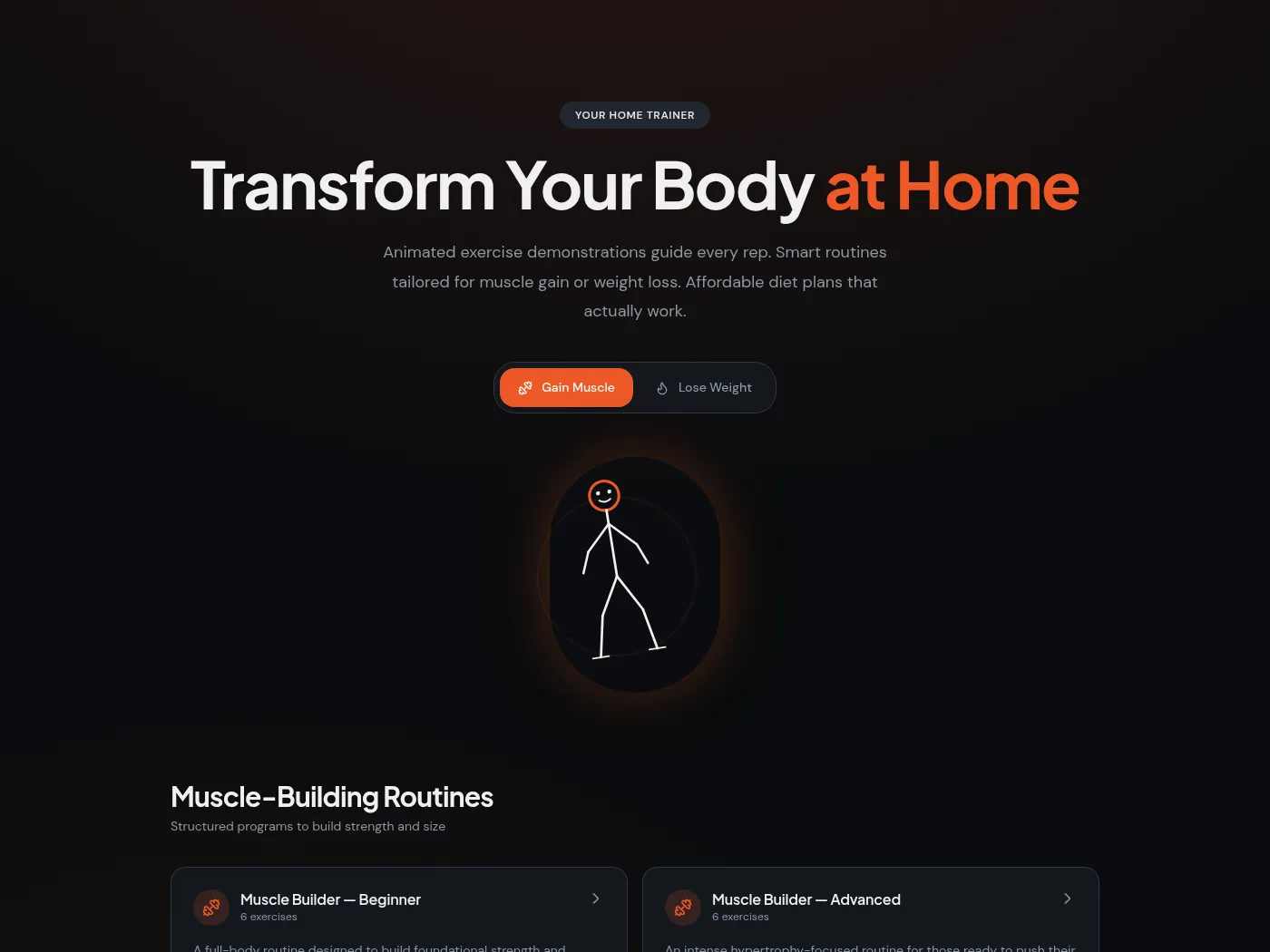 HomeFit Coach