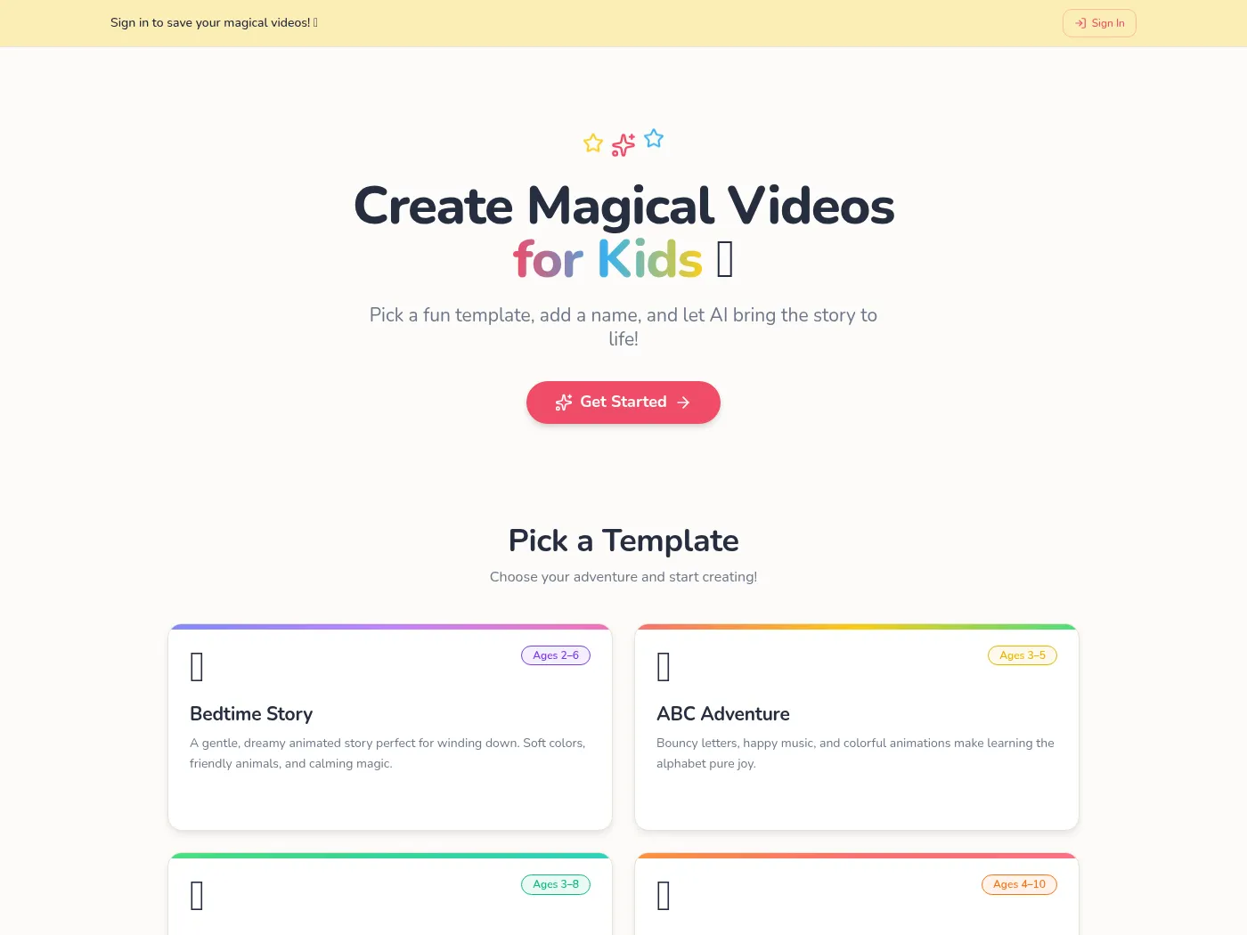 KidVid Creator