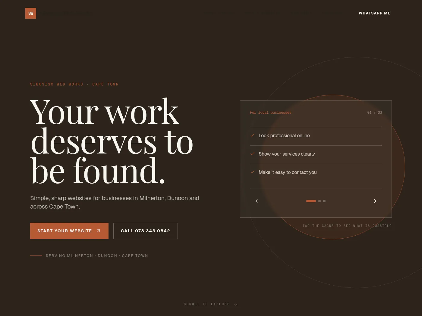 Architecture Studio Web Landing Page (Remix)