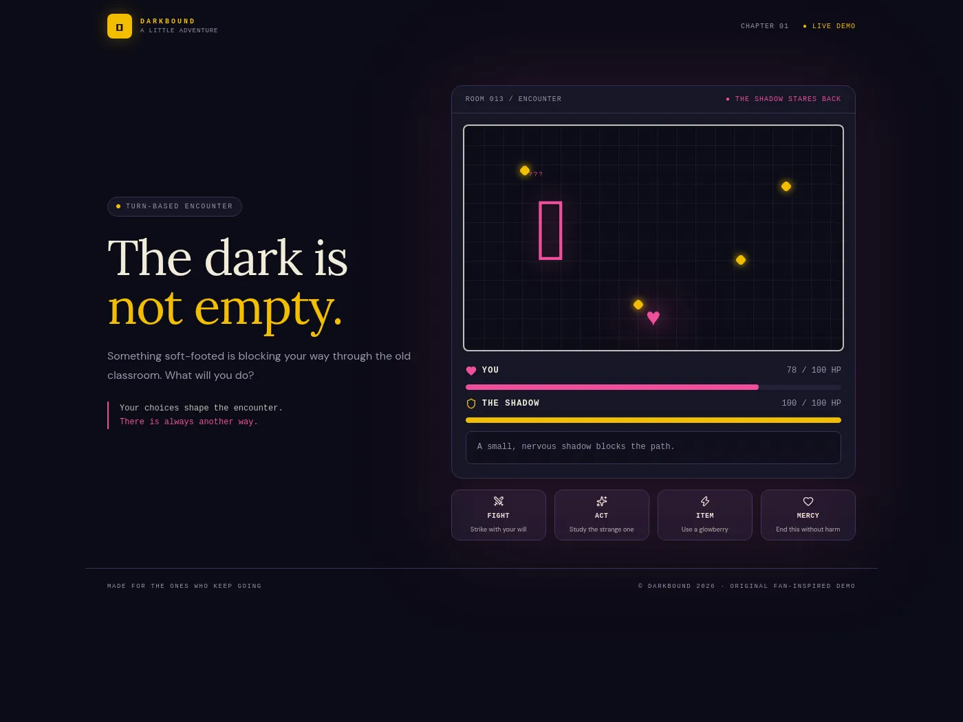 Deltarune Fan Game