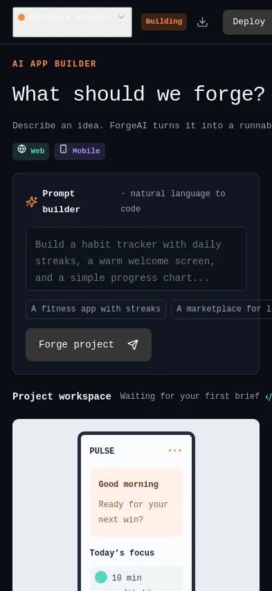 ForgeAI Studio