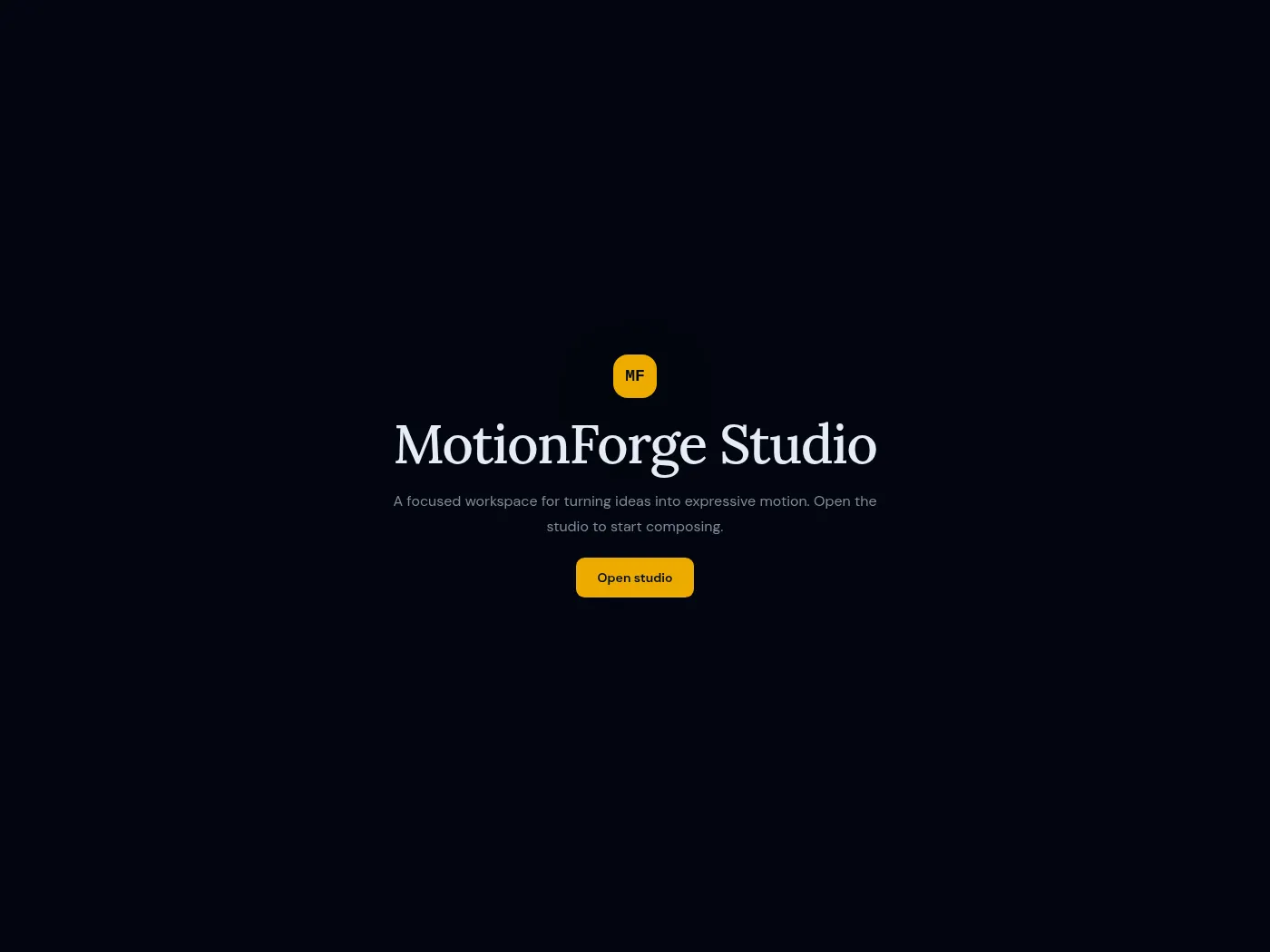 MotionForge Studio