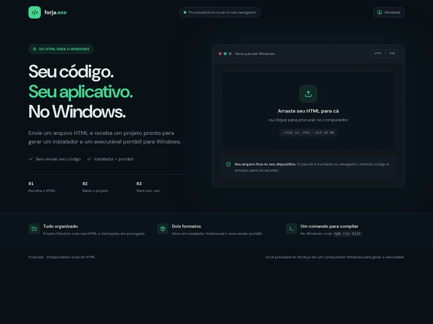 Code2Exe Builder