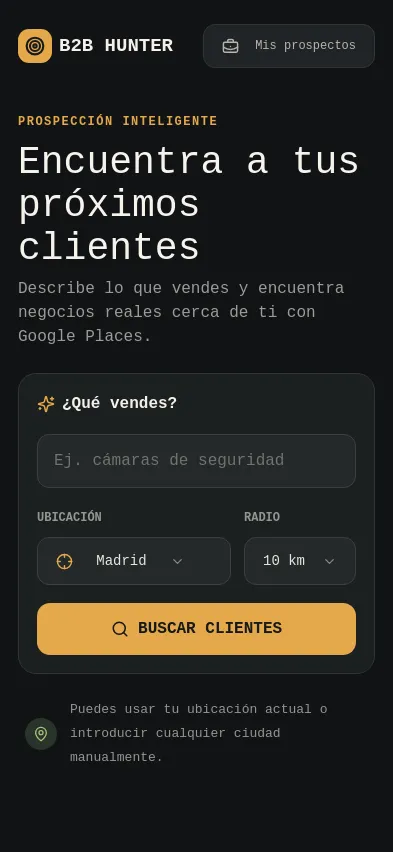 B2B Hunter App