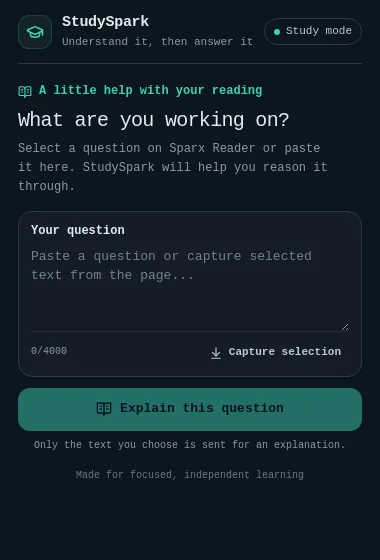 StudySpark AI Assistant