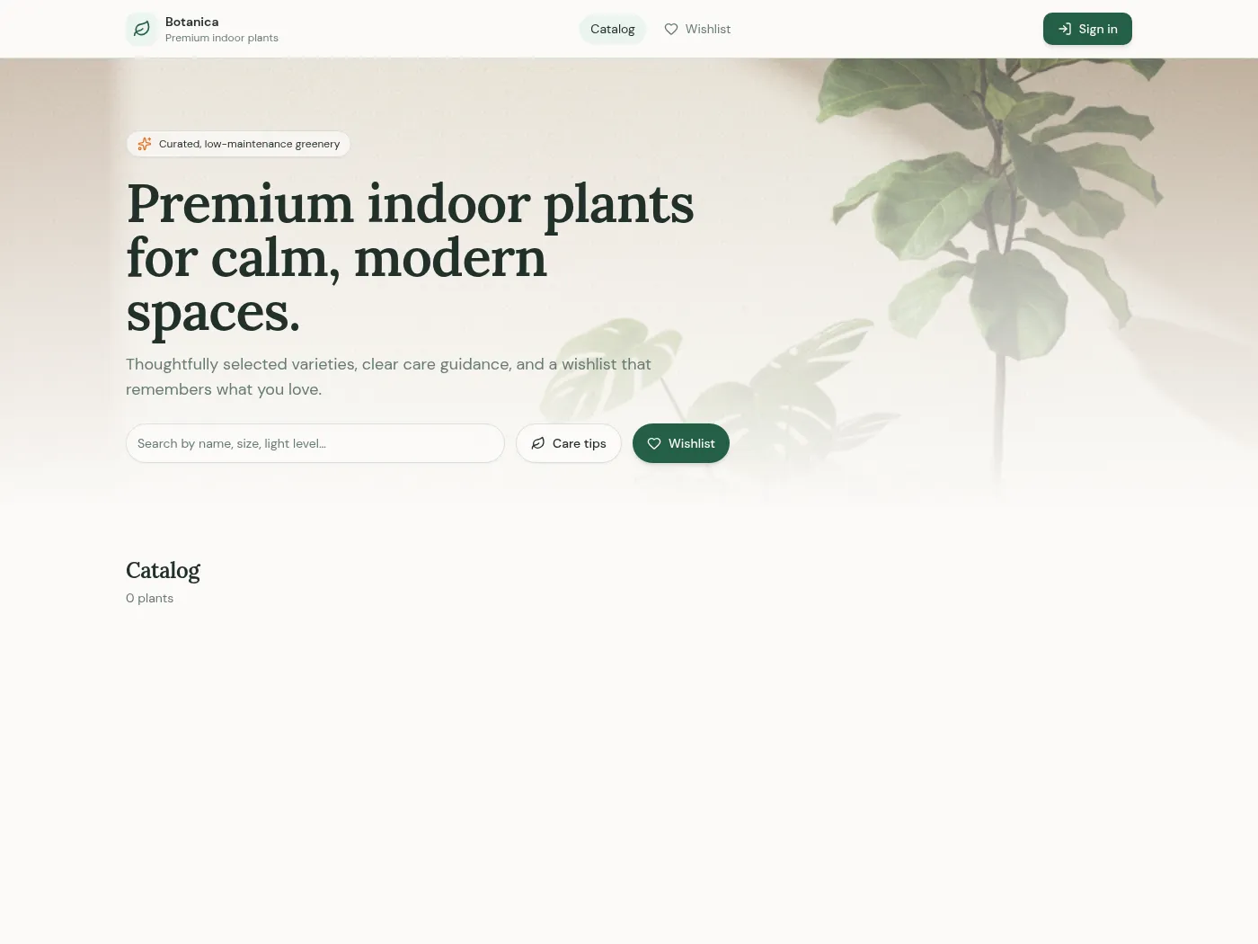 Botanica Premium Indoor Plant Shop (Remix)