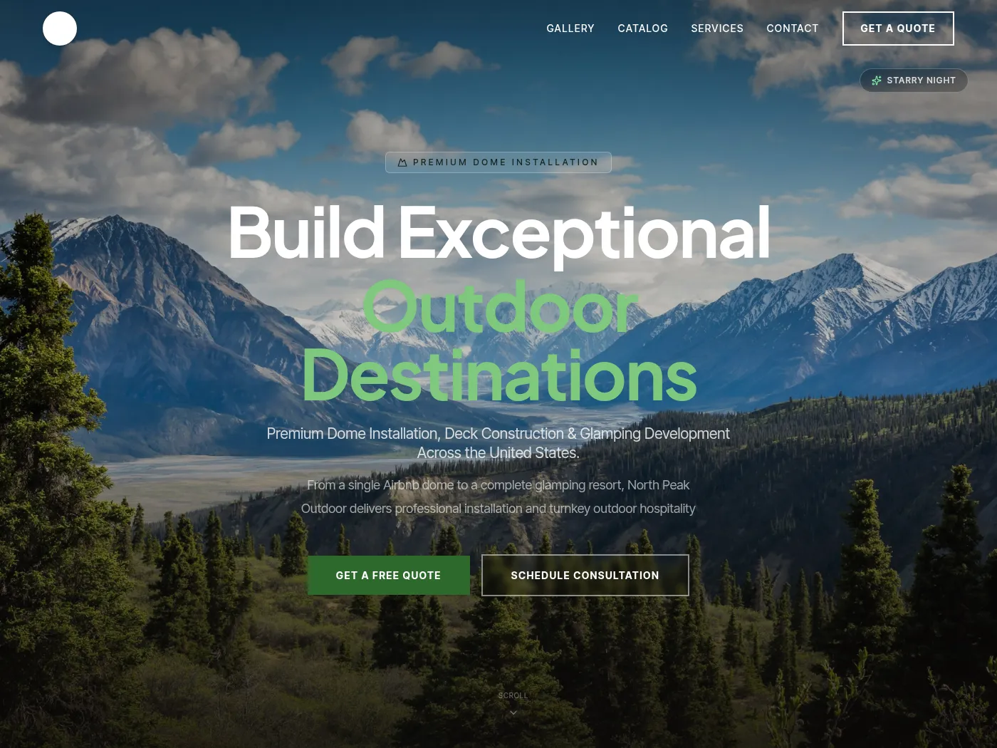 NorthPeak Outdoor Landing