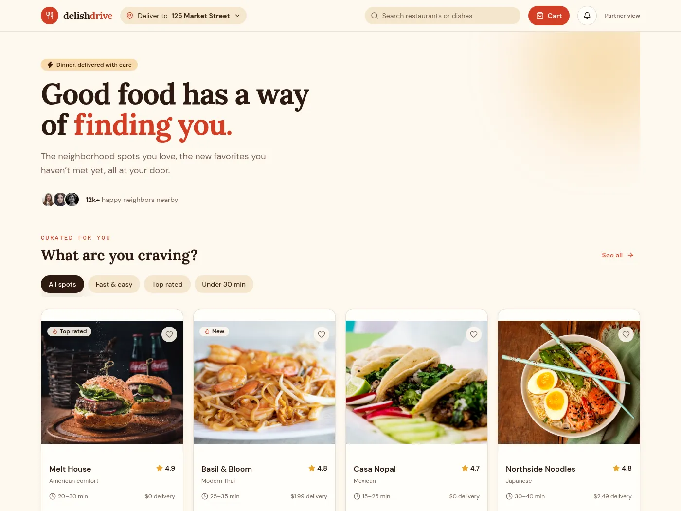 DelishDrive Food Platform