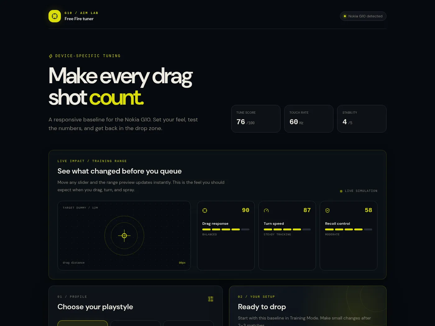 Nokia G10 Game Optimizer
