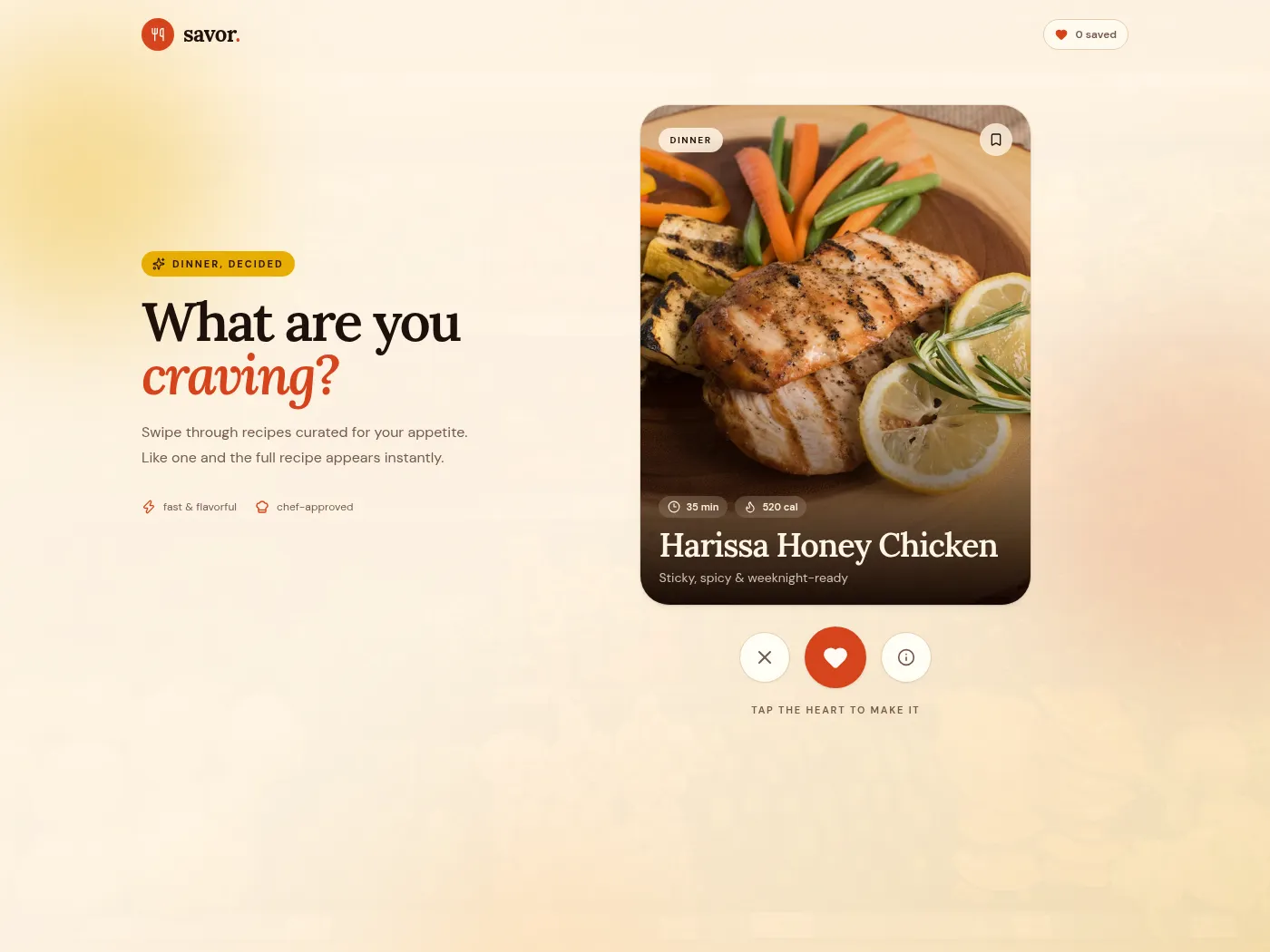 Recipe Swipe App