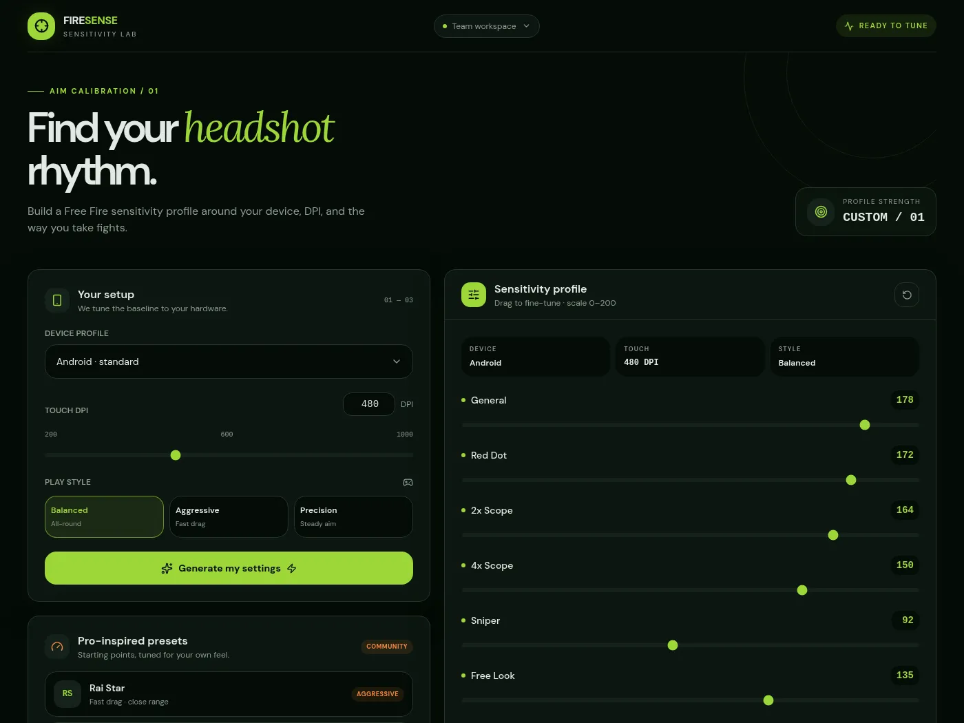 FireSense Optimizer