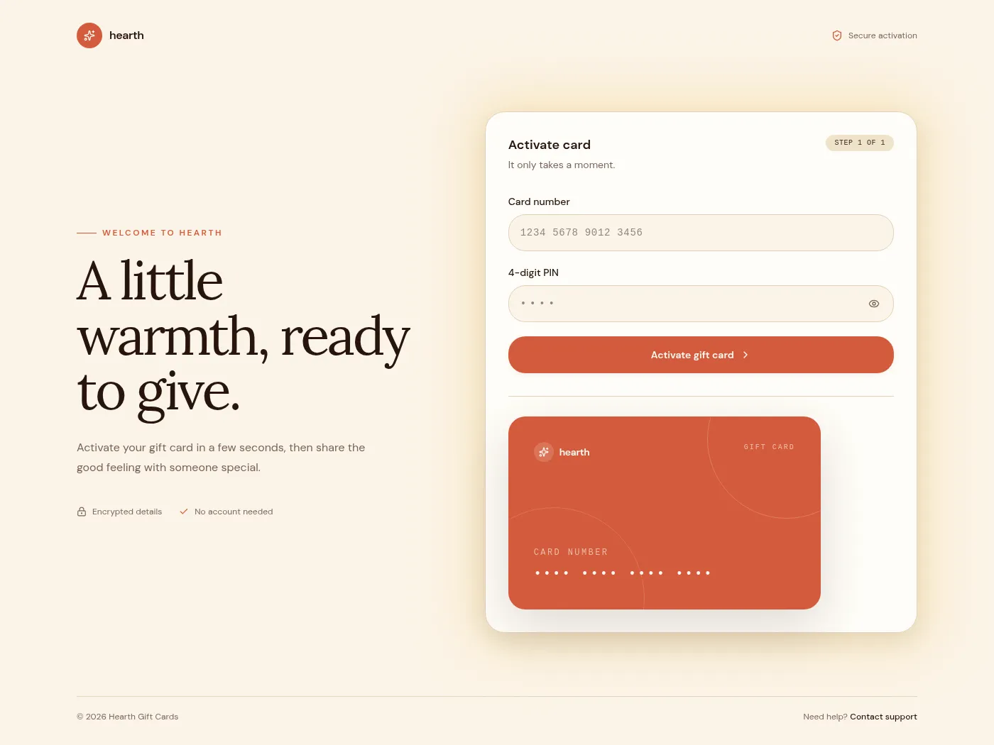 Gift Card Activator
