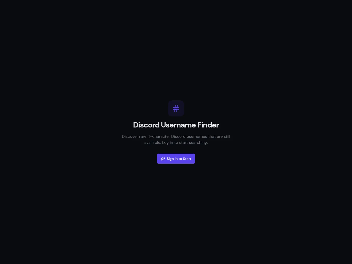 Discord Username Finder