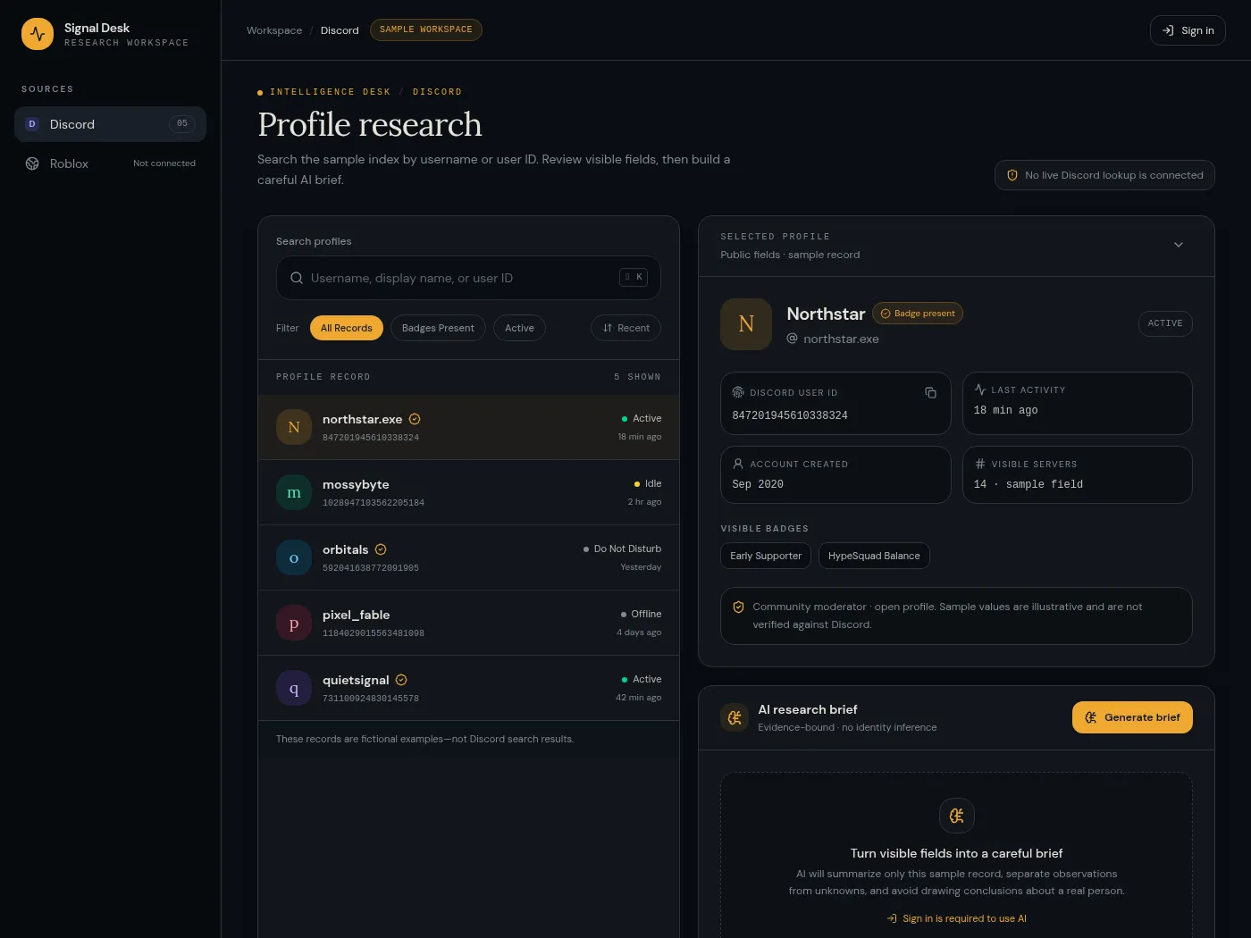 OSINT Discord Hub