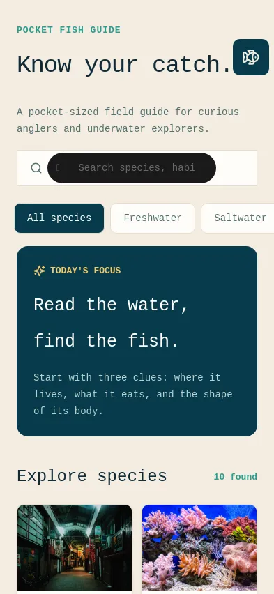 Pocket Fish Guide