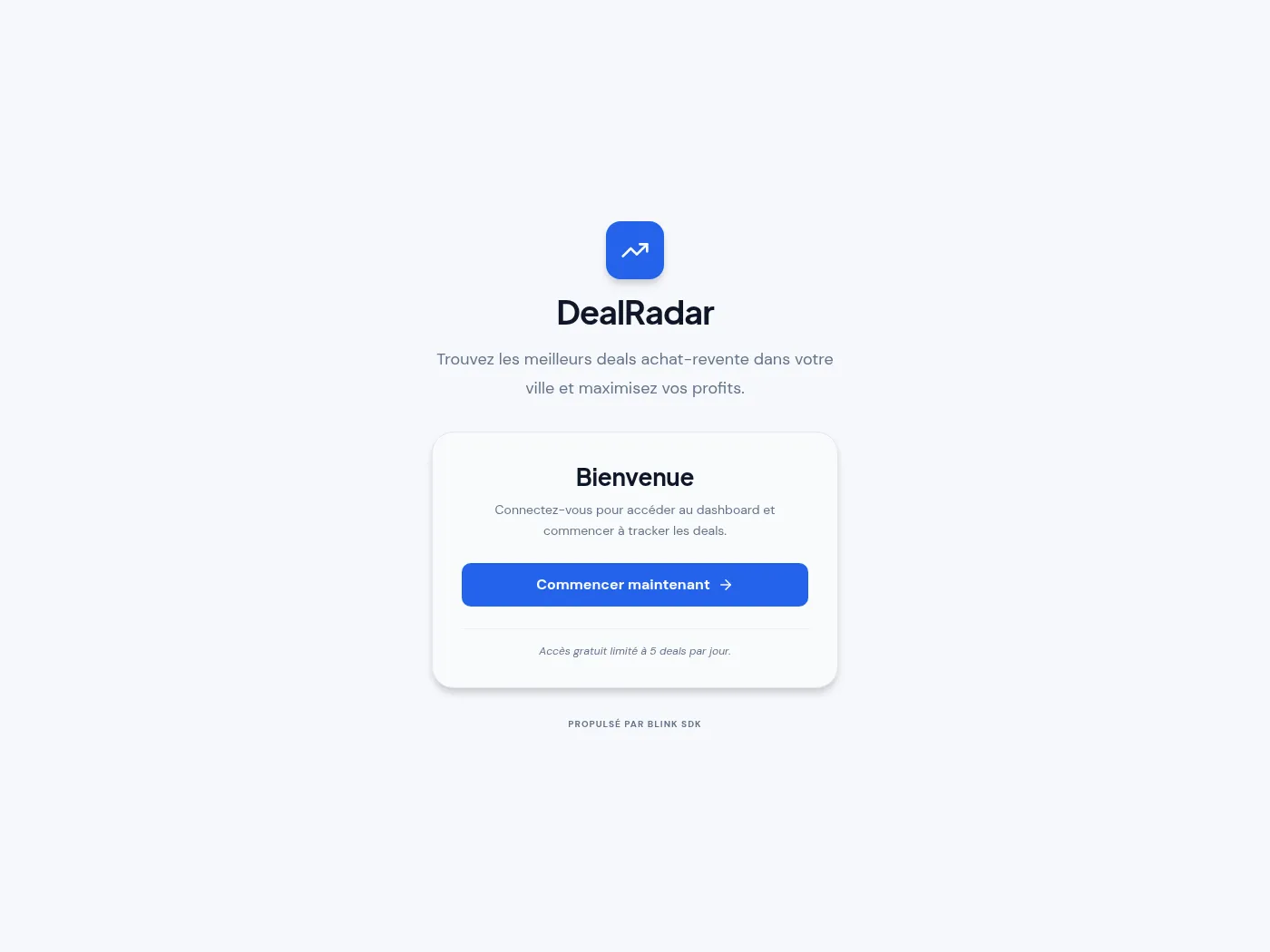 DealRadar Dashboard