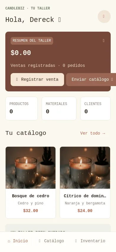 CandleBiz Mobile Manager