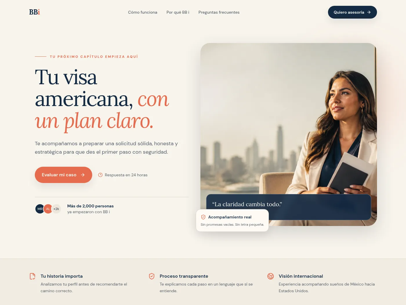 Visa Leads Landing