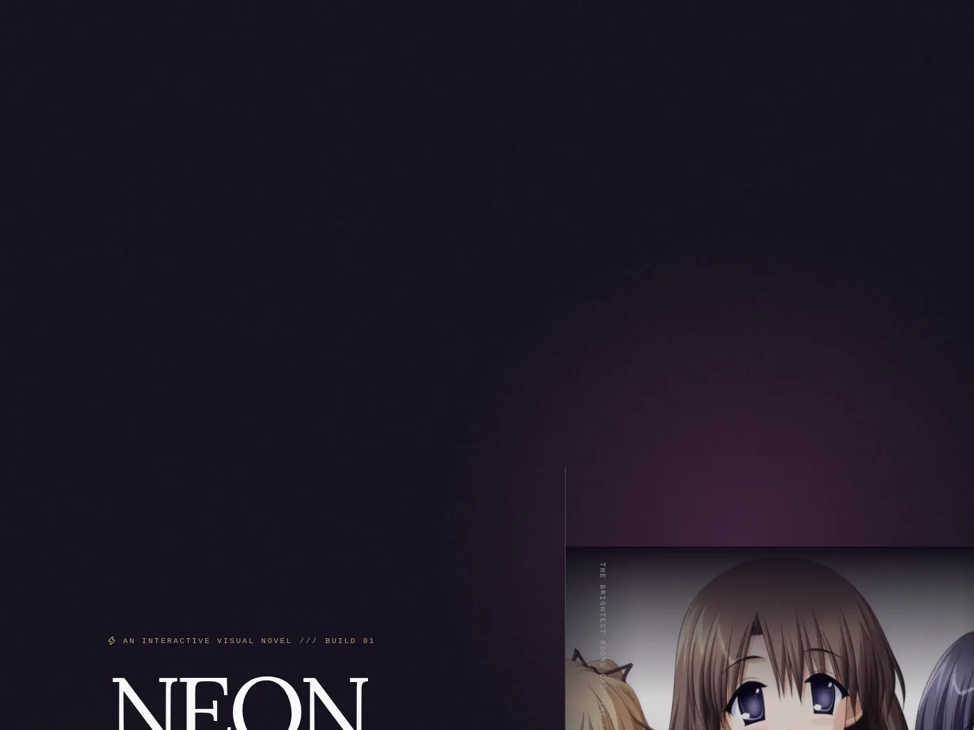 Neon Shadows: Visual Novel