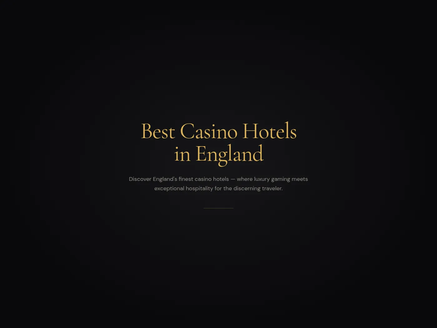 Premier Casino Hotels UK