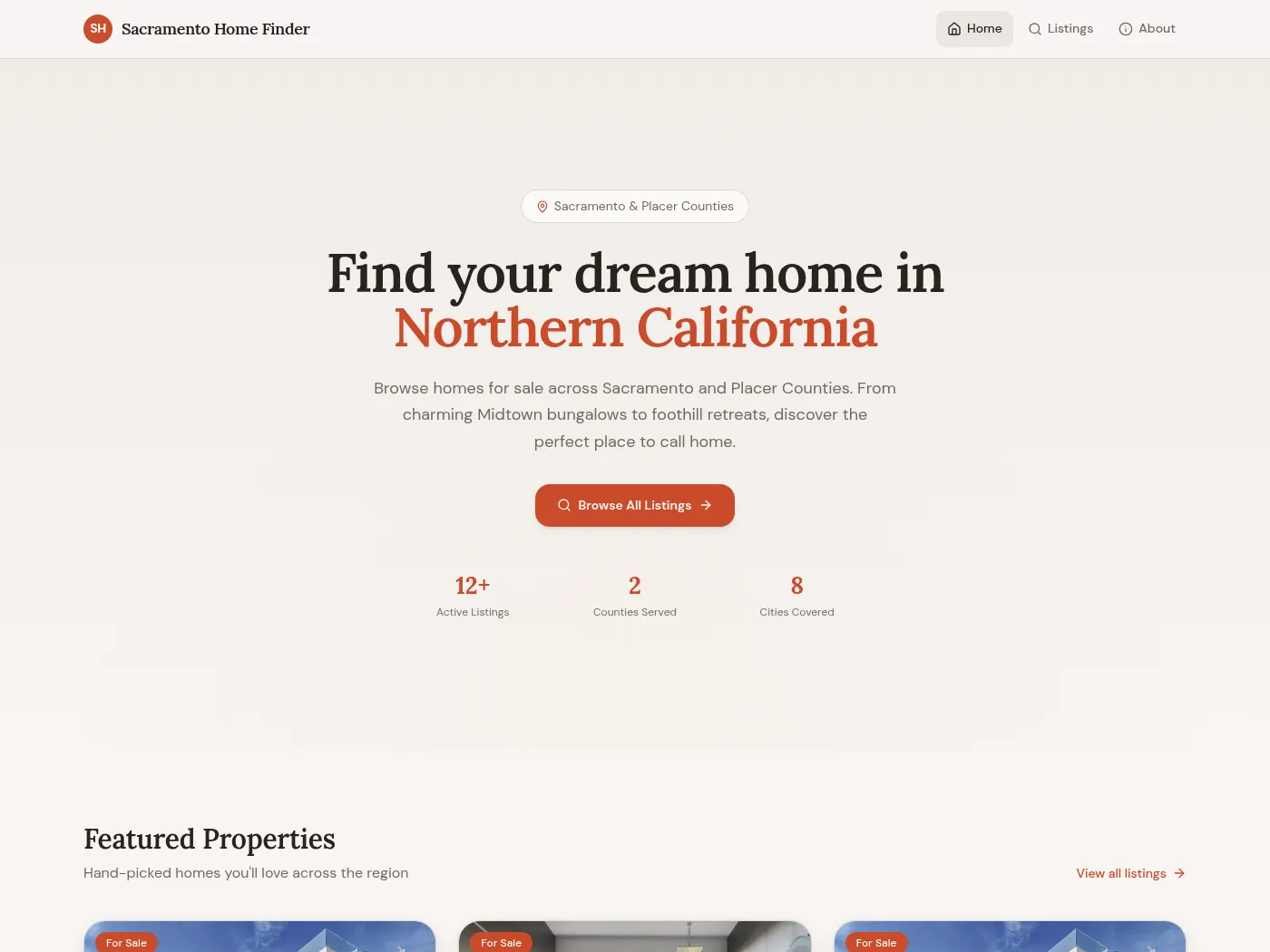 Sacramento Home Finder