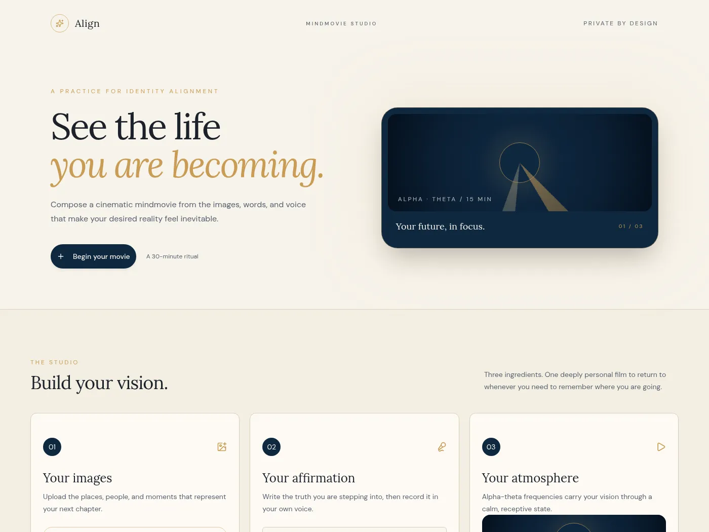 Align MindMovie Generator