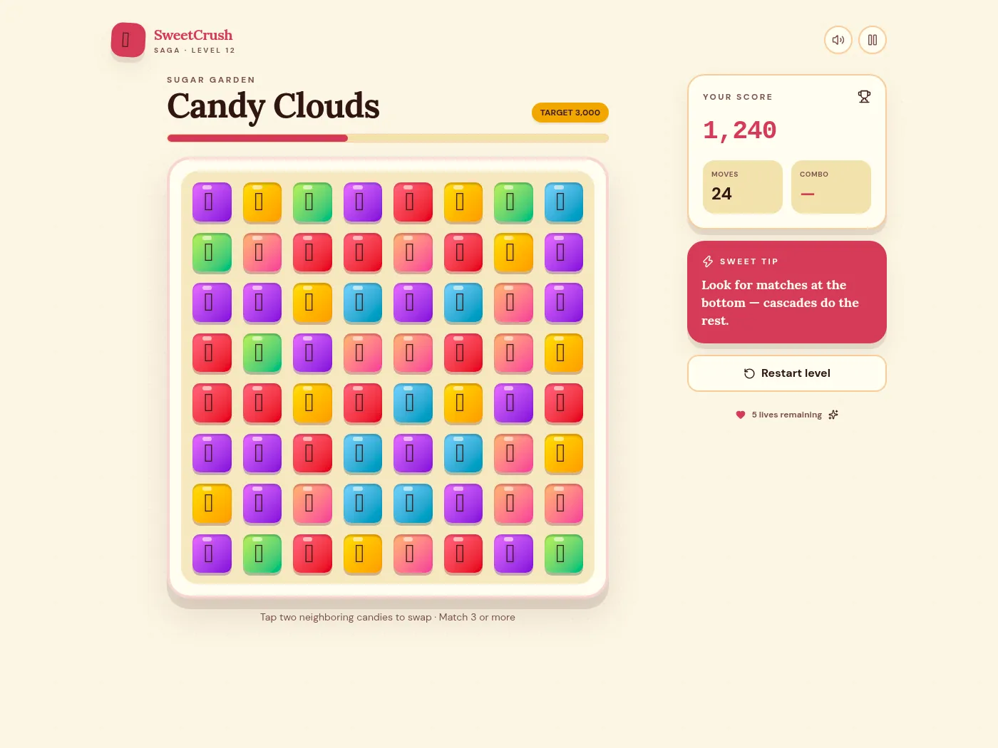 SweetCrush Saga