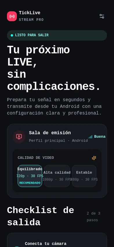 TickLive Stream Pro