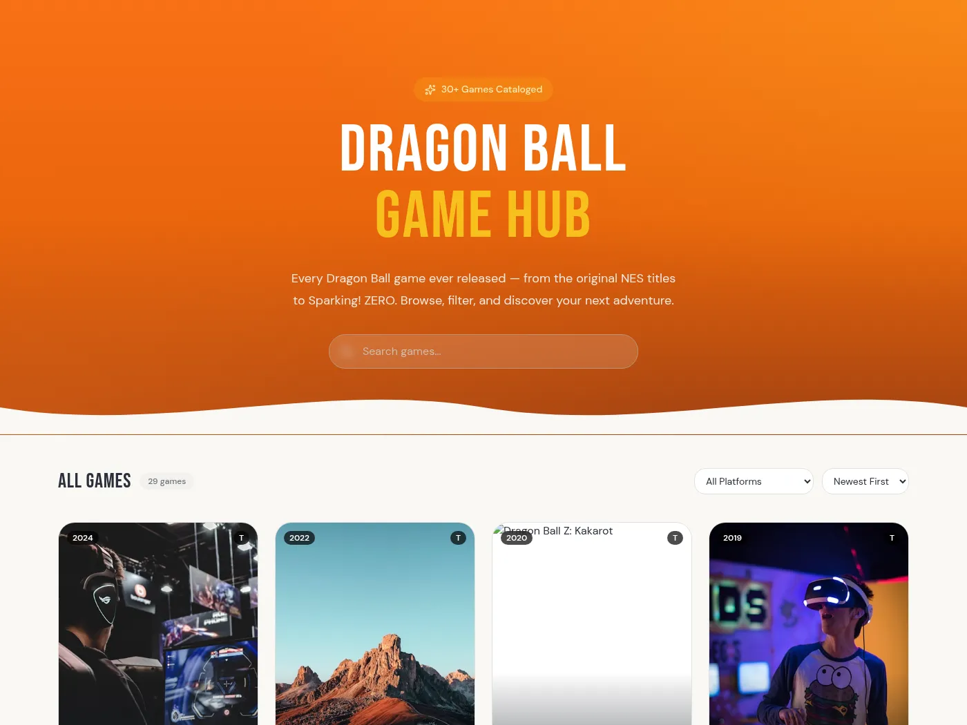 Dragon Ball Game Hub