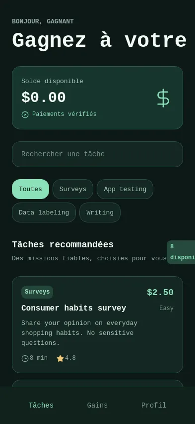 TaskEarner Mobile