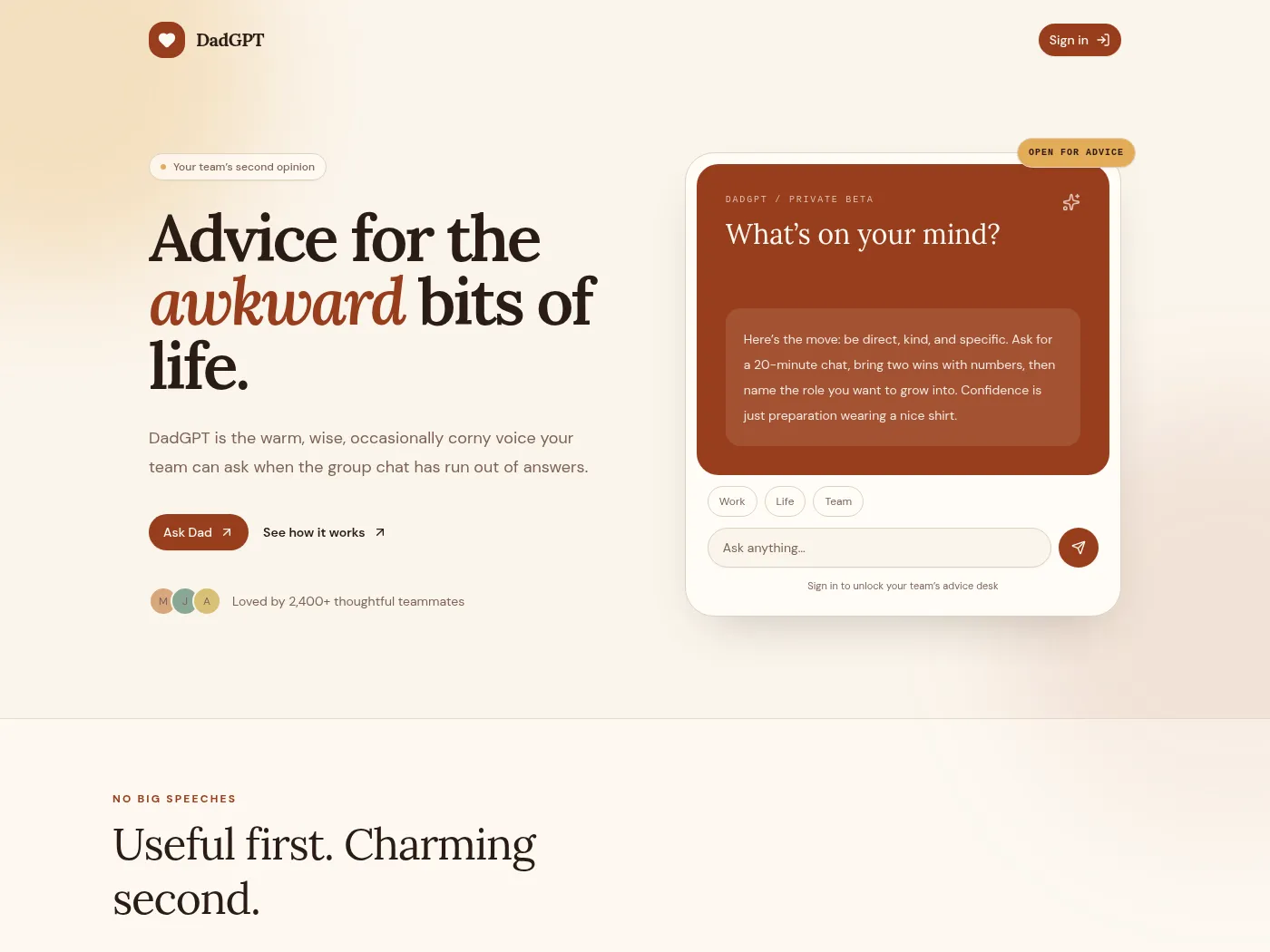 DadGPT Interactive Web
