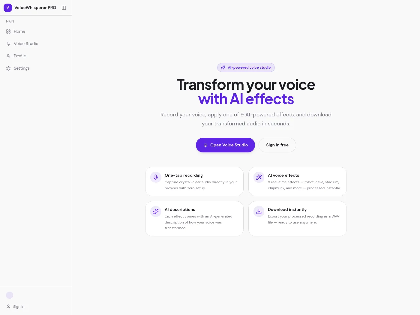 VoiceWhisperer PRO Update