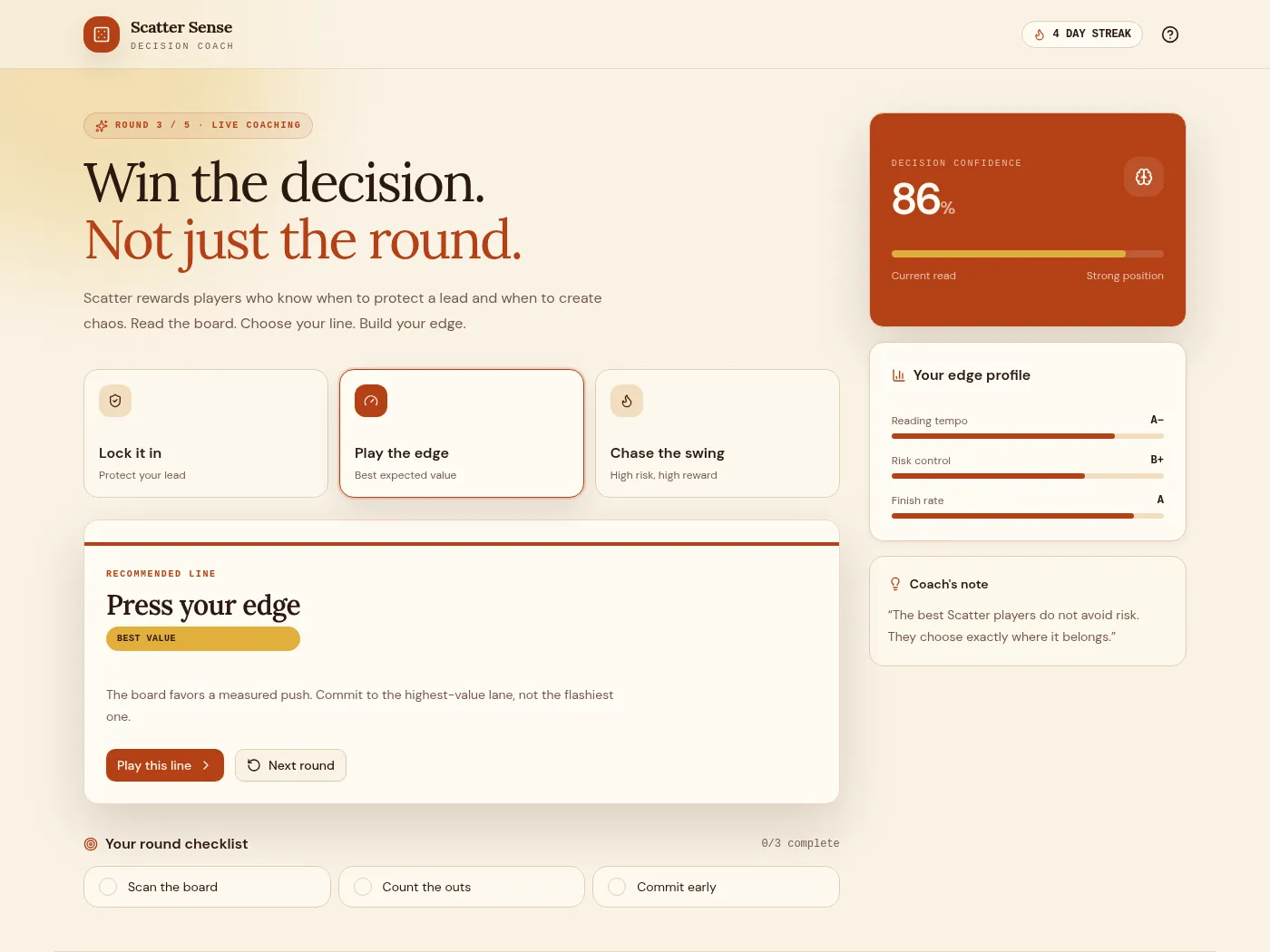 Scatter Victory App
