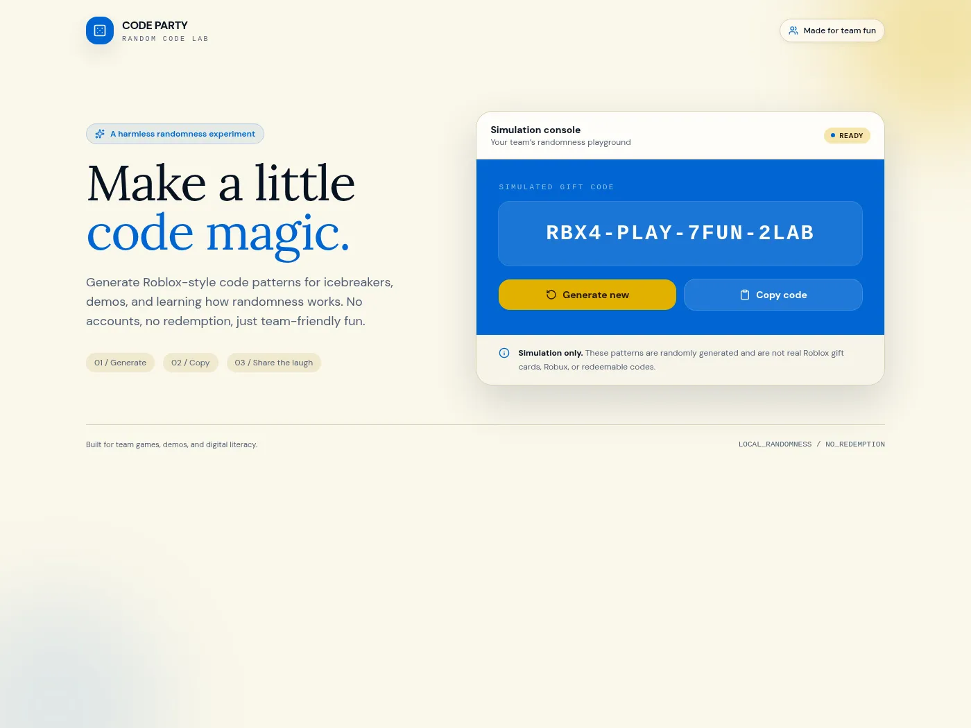 Roblox Gift Card Sim