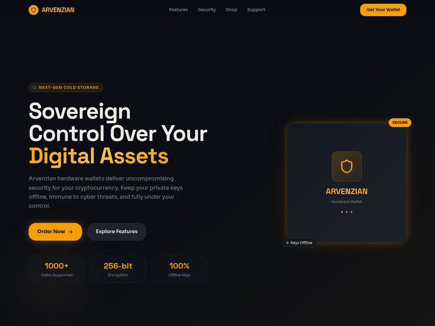 Arvenzian Crypto Wallet