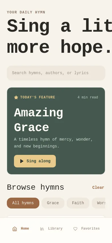 HymnBook Mobile