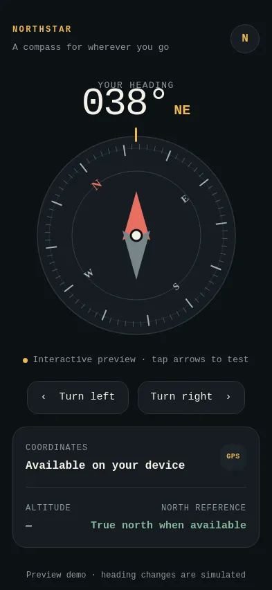 Smart Compass Mobile
