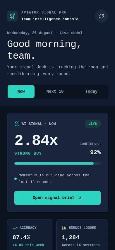 Aviator Signal Pro