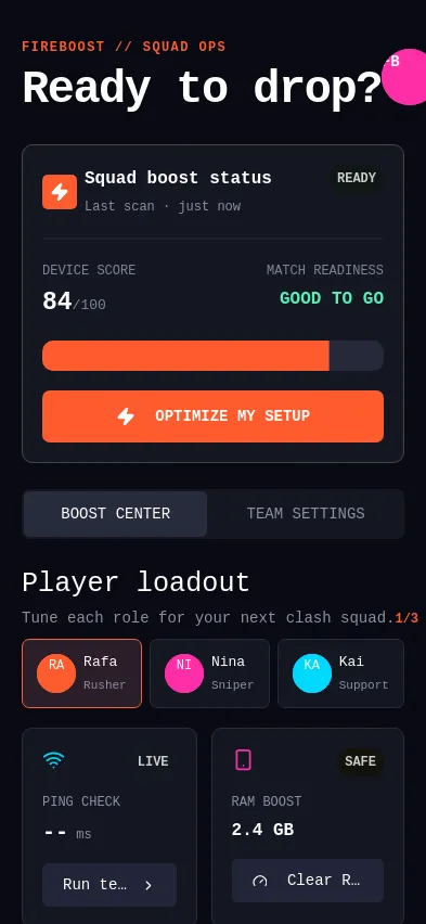 FireBoost Mobile Suite