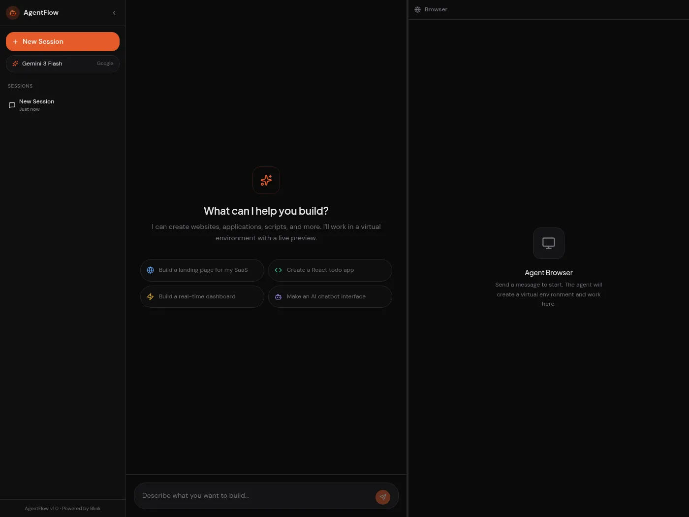 AgentFlow Web Assistant