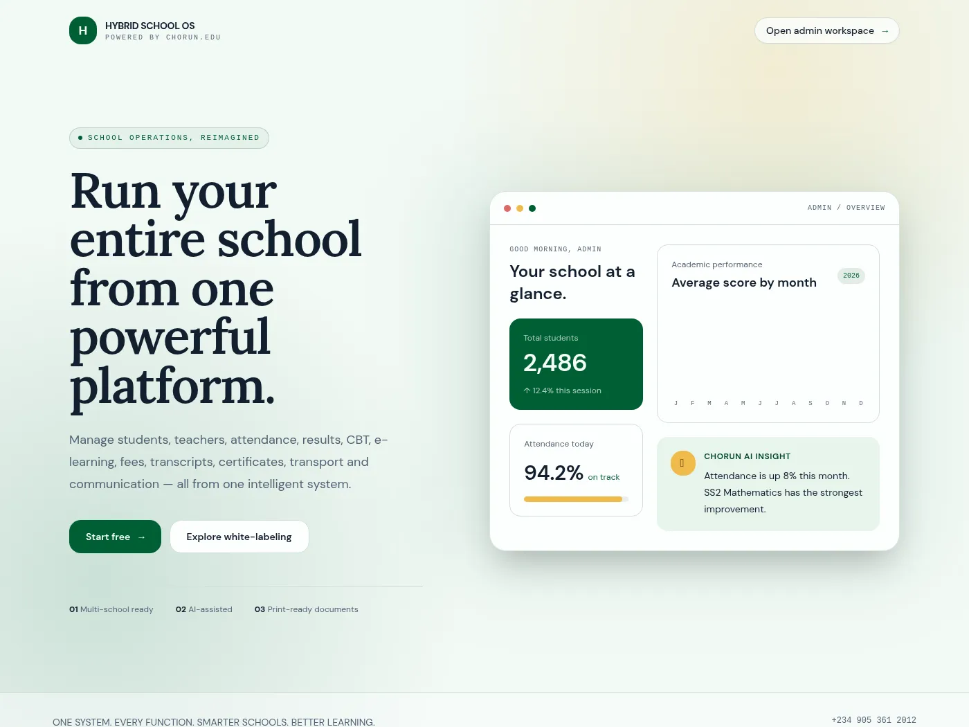 Hybrid School OS
