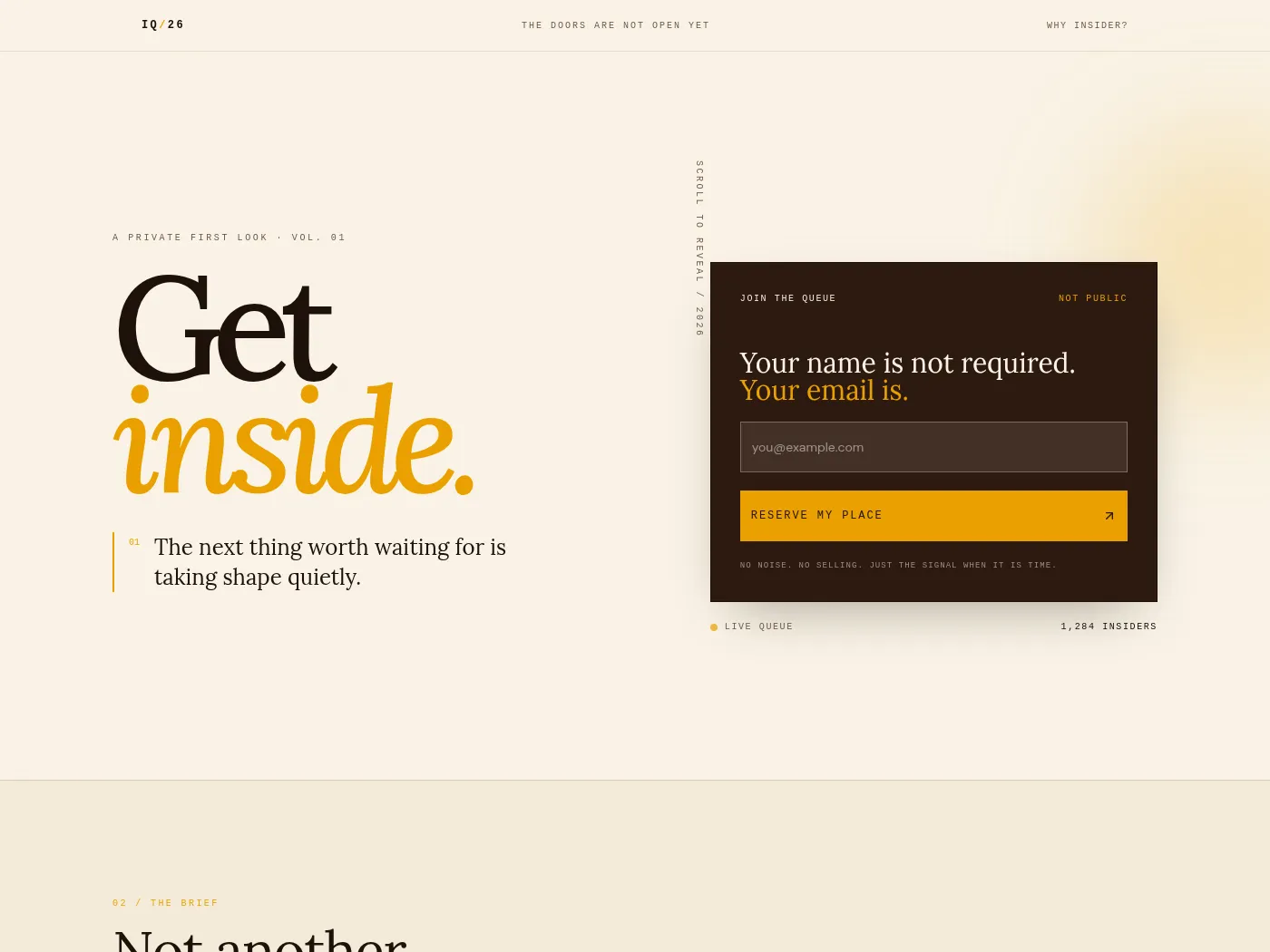 Insider Queue Launchpad