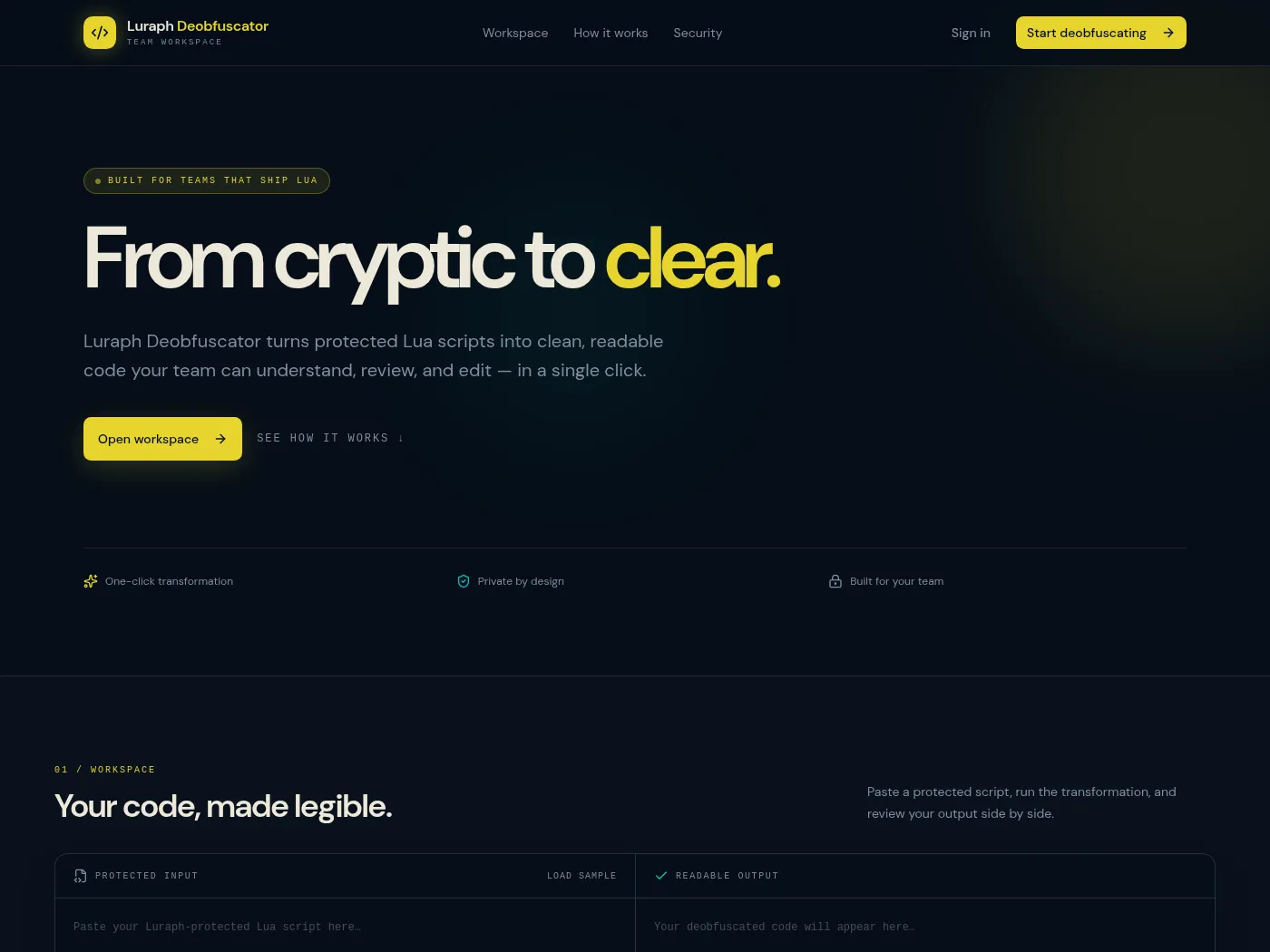 Luraph Deobfuscator Web