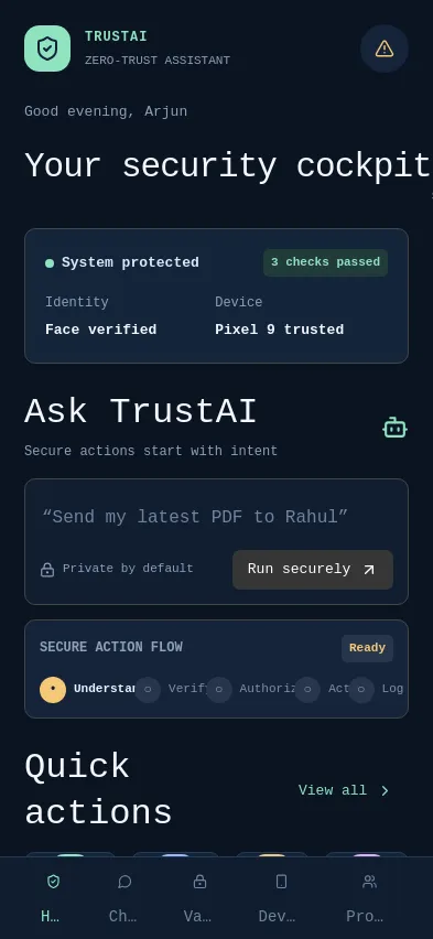TrustAI Secure Assistant