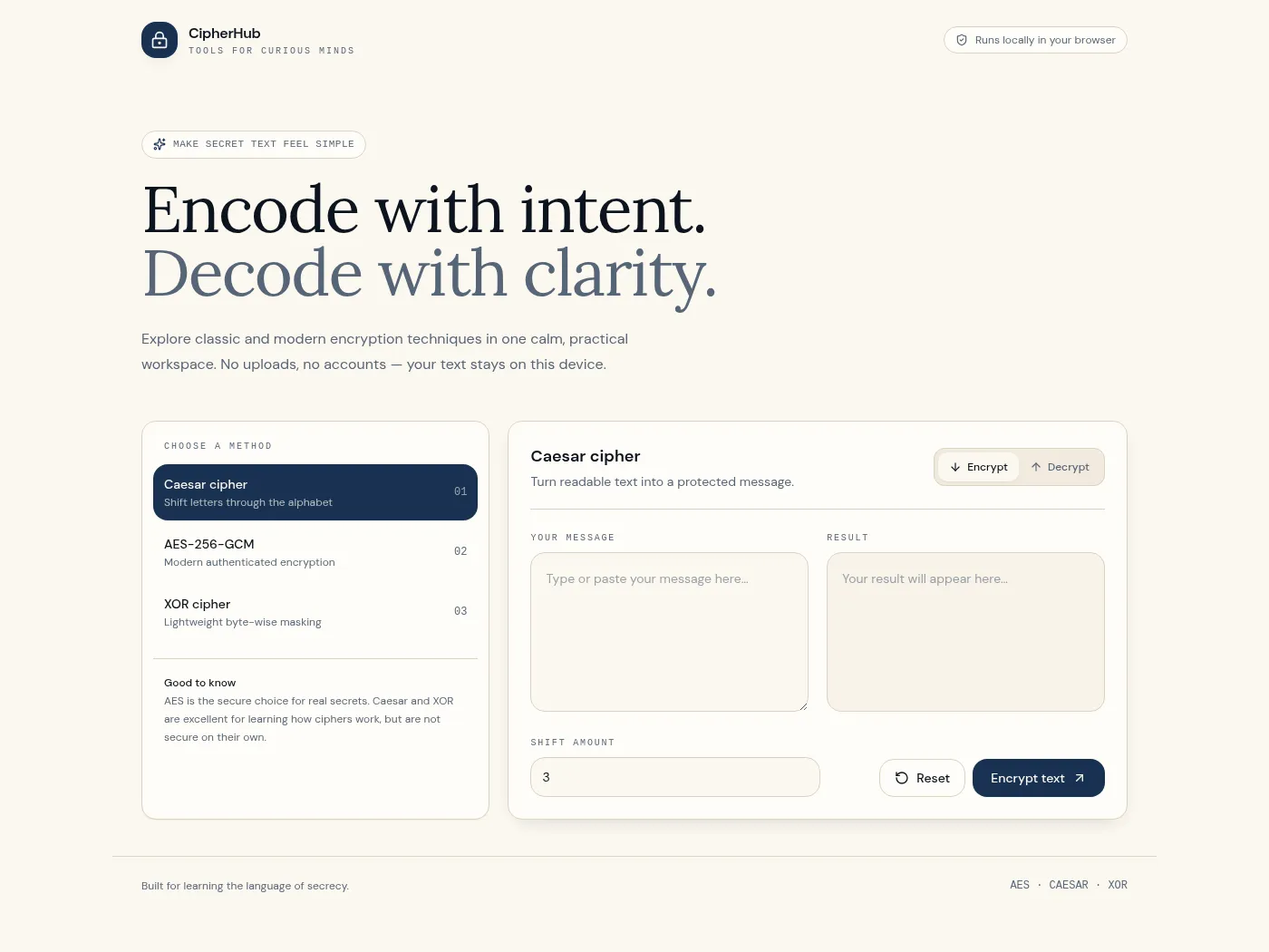 CipherHub