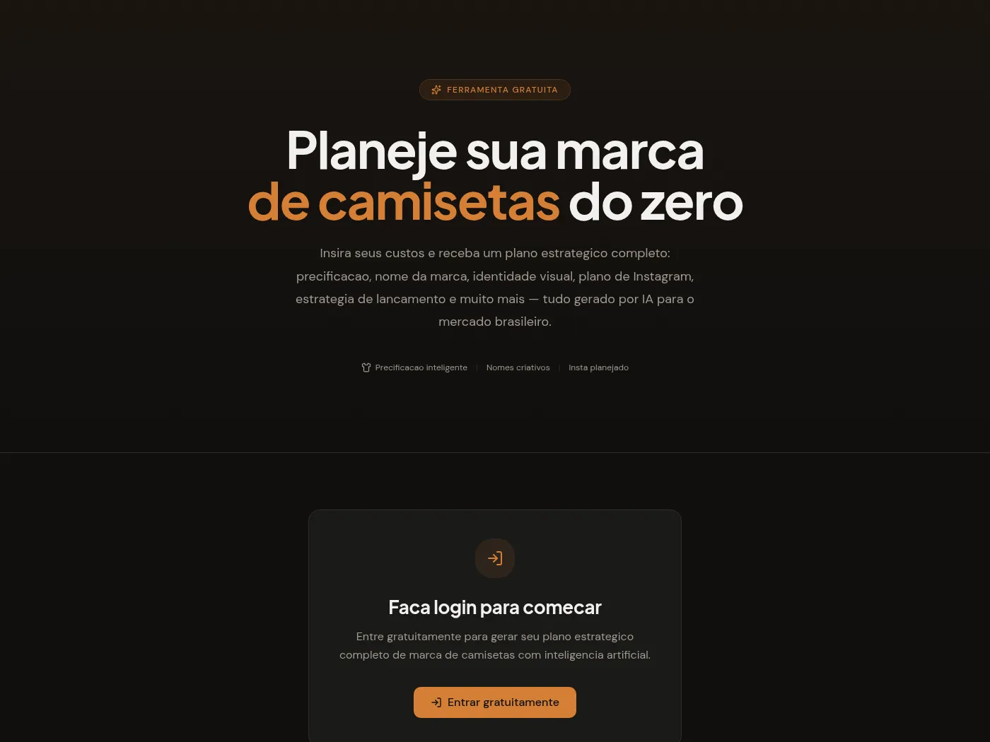 Urban Tee Brand Planner